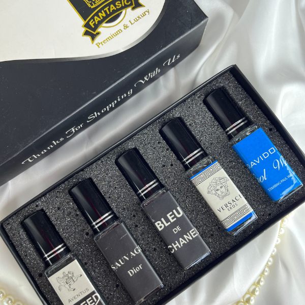 5-Piece 6-ml perfume combo pack for men – FANTASICBD